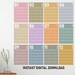 Weekly Planner Minimalist Printable Landscape, Weekly Schedule, Week at ...