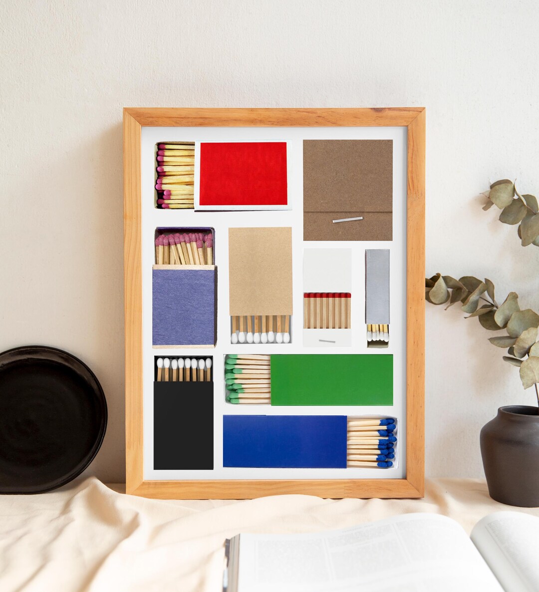 Editable Matchbox Poster Template, Blank Matchbox Template, Digital ...