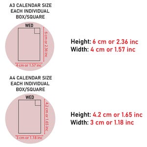 Undated Wall Calendar Printable PDF, Large Monthly Wall Planner ...