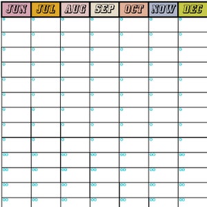 Academic Wall Calendar for 2024-2025 Year A0 A1 A2 A3 Size, School Year ...