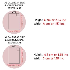 Large Monthly Wall Calendar A3 A4 PDF, Pastel Wall Planner, Undated ...