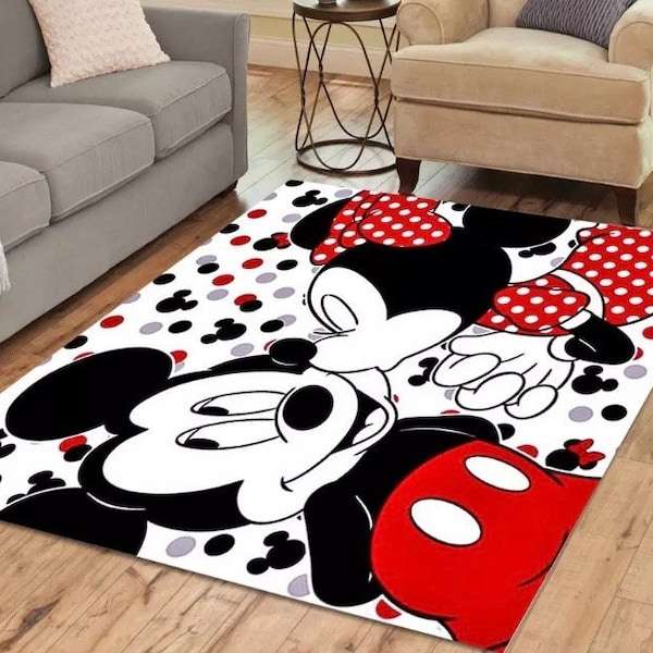 Mickey Mouse Rug - Etsy