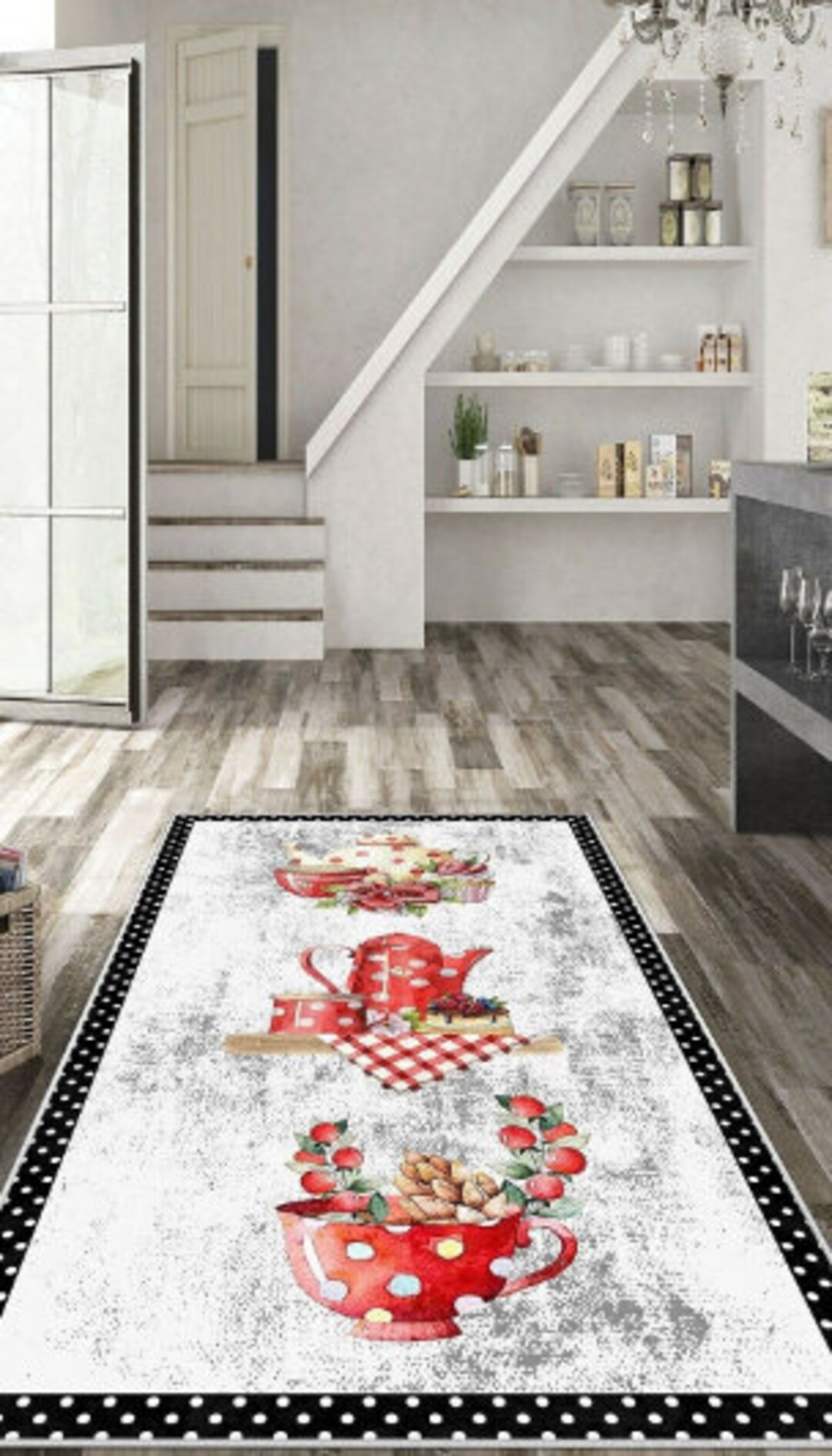 Kitchen Rug Decorative Kitchen Carpet Soft Machine Washable Kitchen Mat ...