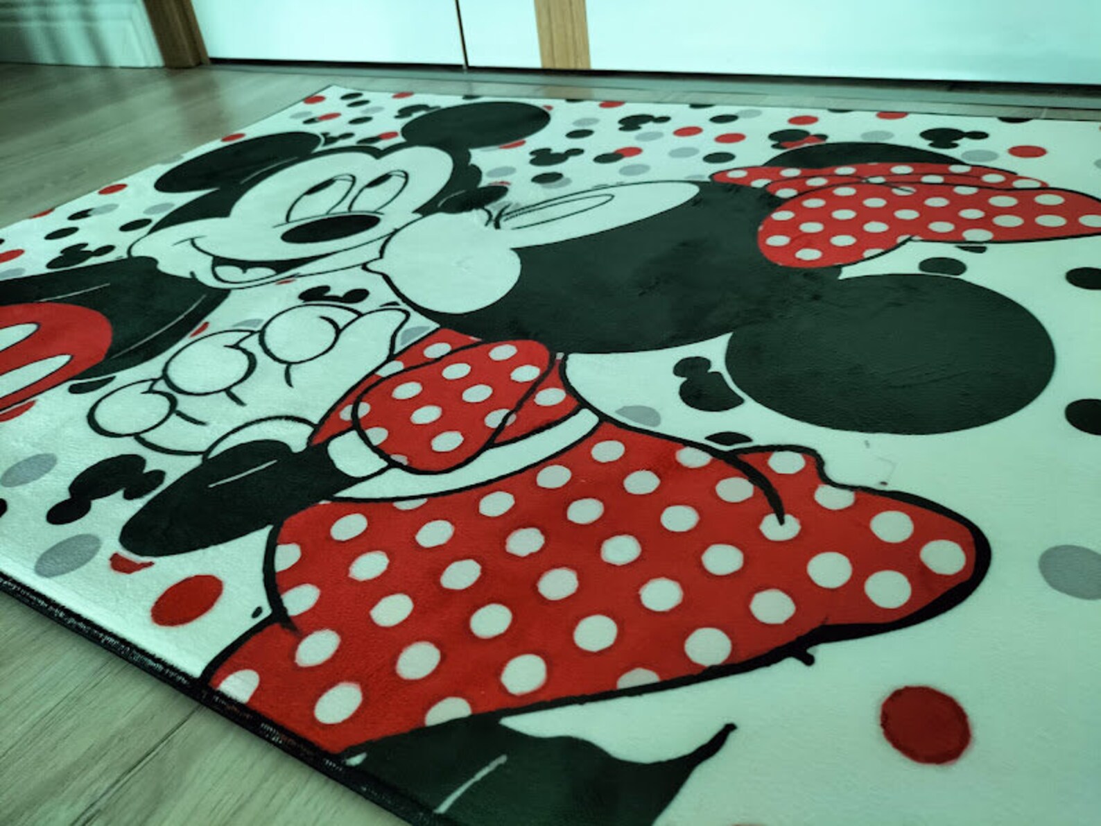 Mickey and Mini Mouse Themed Mat Anti Allergic Machine - Etsy