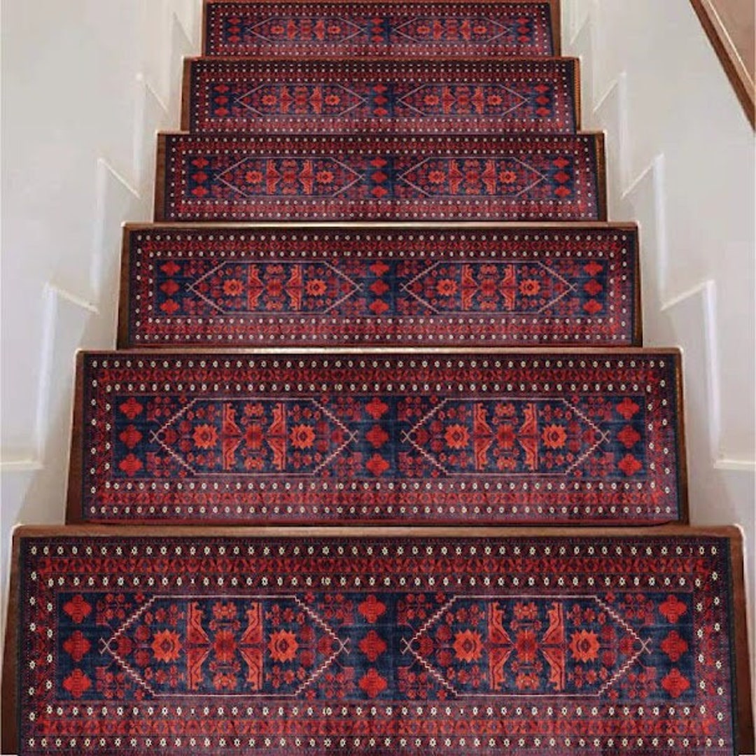 Soft Stair Rug, Stair Treads Carpet, Non-slip Backing Rug, Machine ...