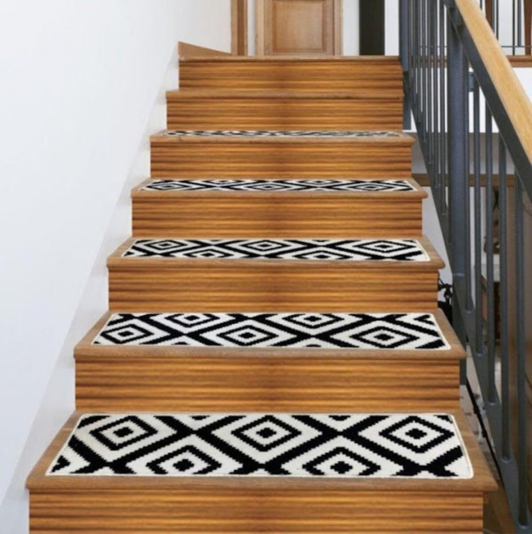 Stair Rug, Stair Treads Carpet, Non-slip Backing Runner, Machine ...