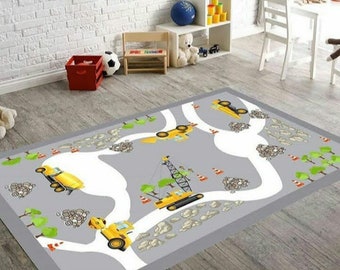 Compass Rug Kids Nautical Themed Nursery Carpet Little Boy - Etsy