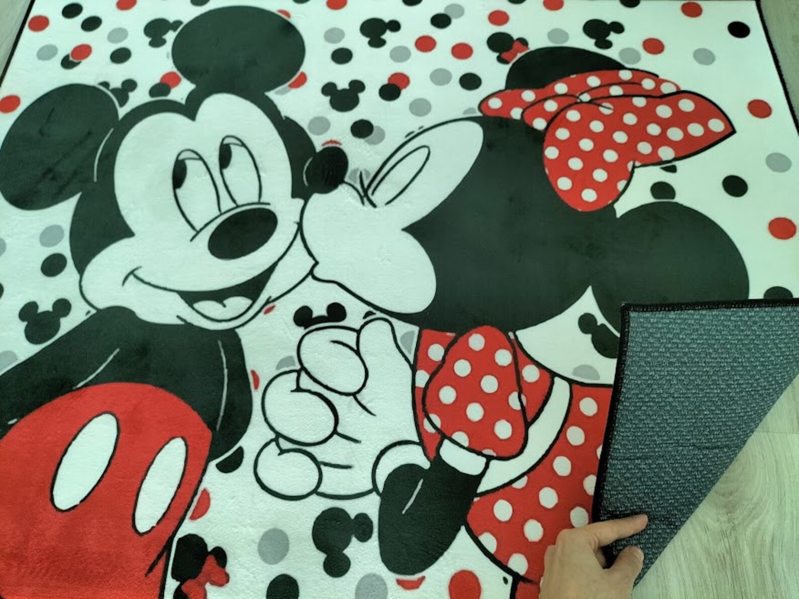 Mickey and Mini Mouse Themed Mat Anti Allergic Machine - Etsy