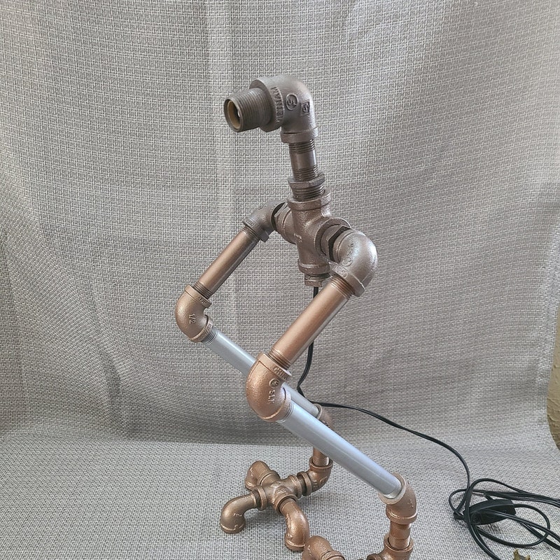Robot Pipe Lamp - Etsy