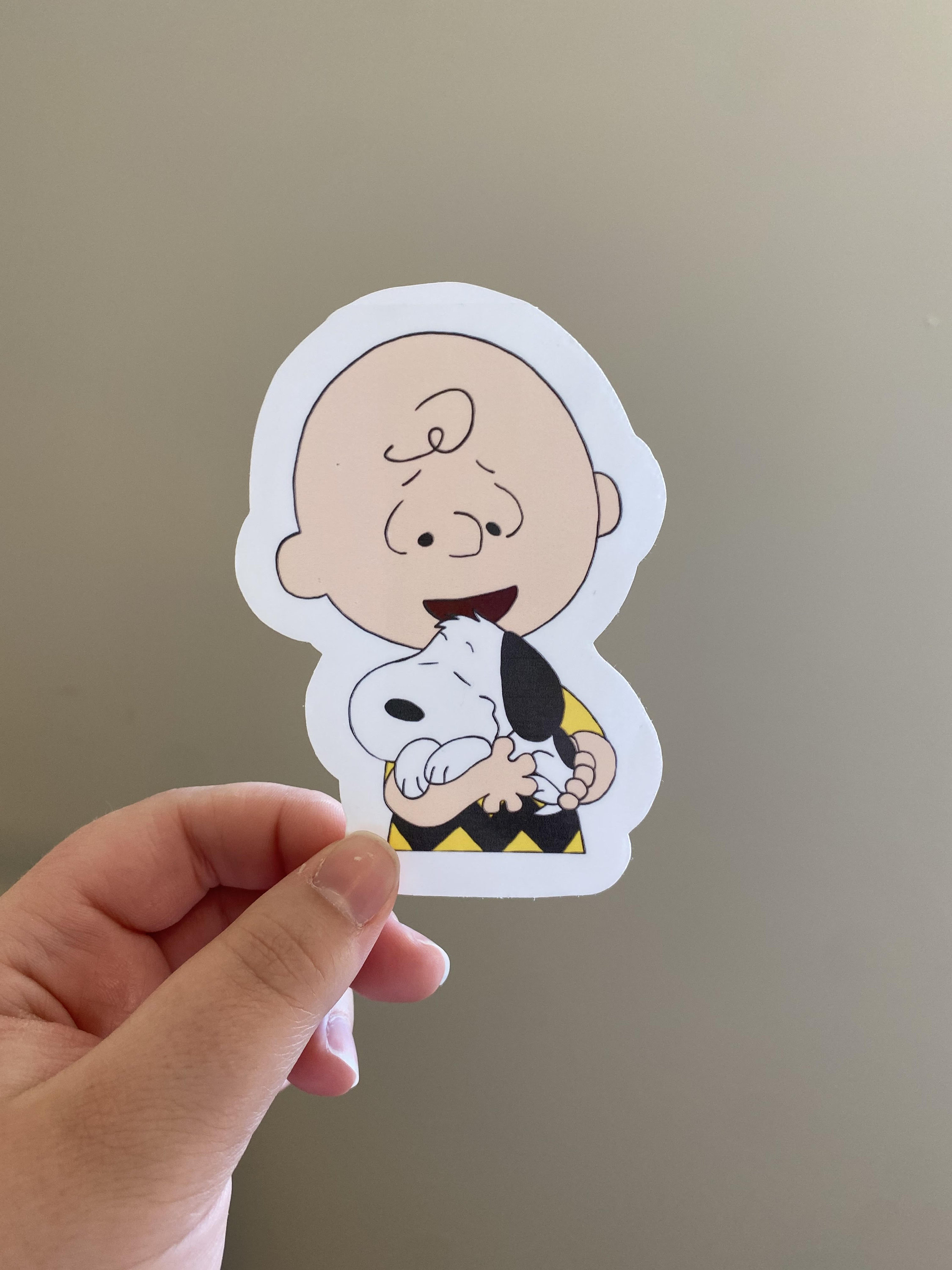 Snoopy And Charlie Brown Sticker Etsy