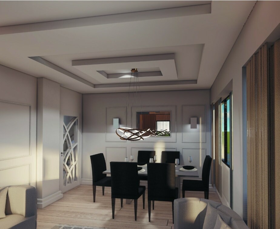 Custom, Living Room Interior Designs, Special Architectural Design, 3D ...