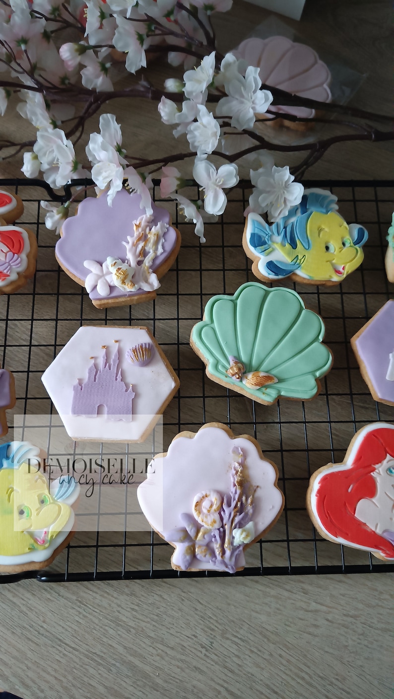 Ariel the Little Mermaid Cookies - Etsy