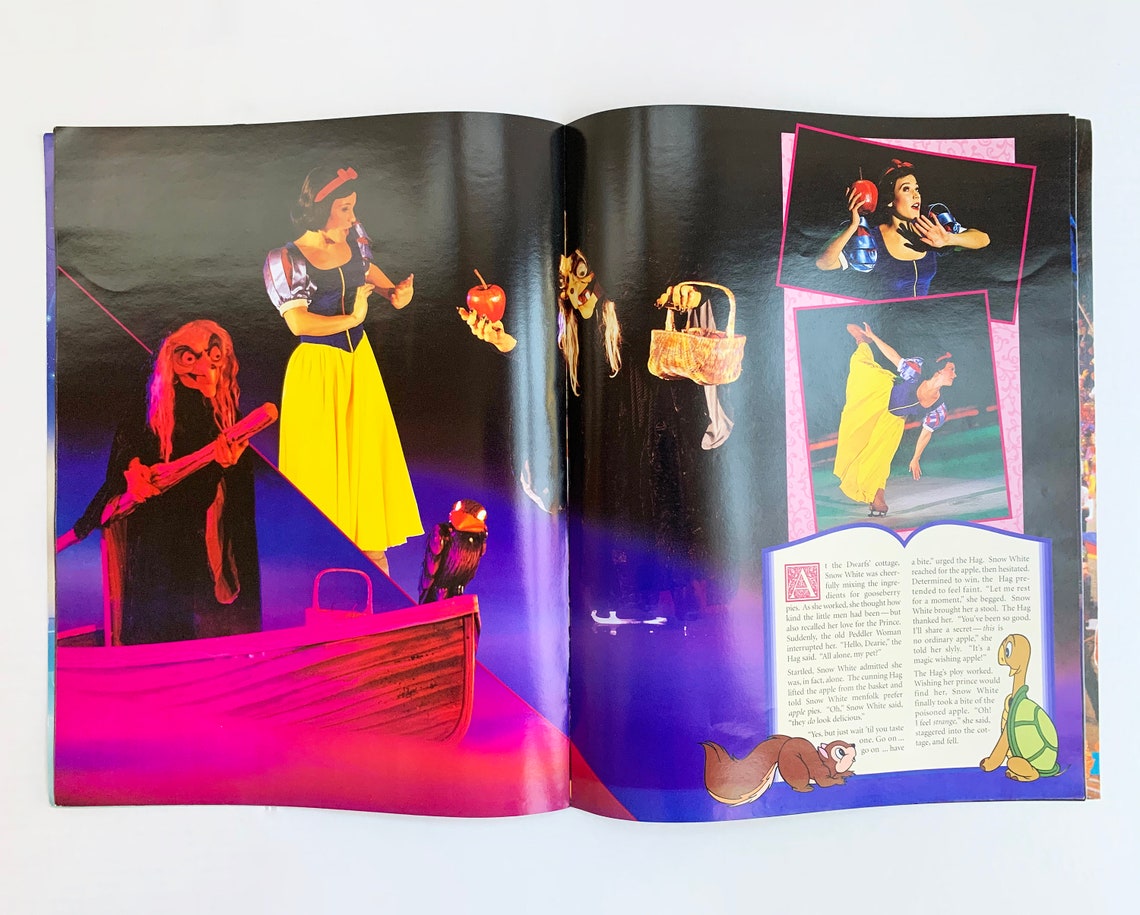 Disney On Ice Snow White Vintage 1994 Program Book | Etsy