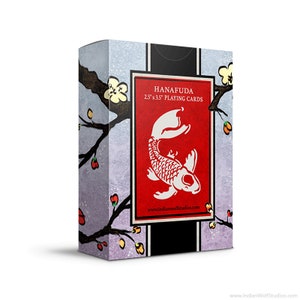 Hanami Hanafuda Playing Cards | Silver Edition | Japanese Flower Cards ...