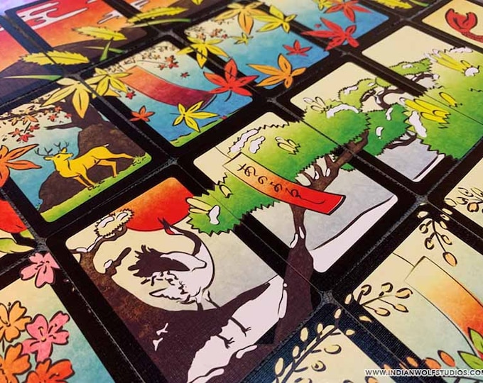 Japanese Origami Cranes – Traditional Hanafuda From Japan (set of 5) - Etsy