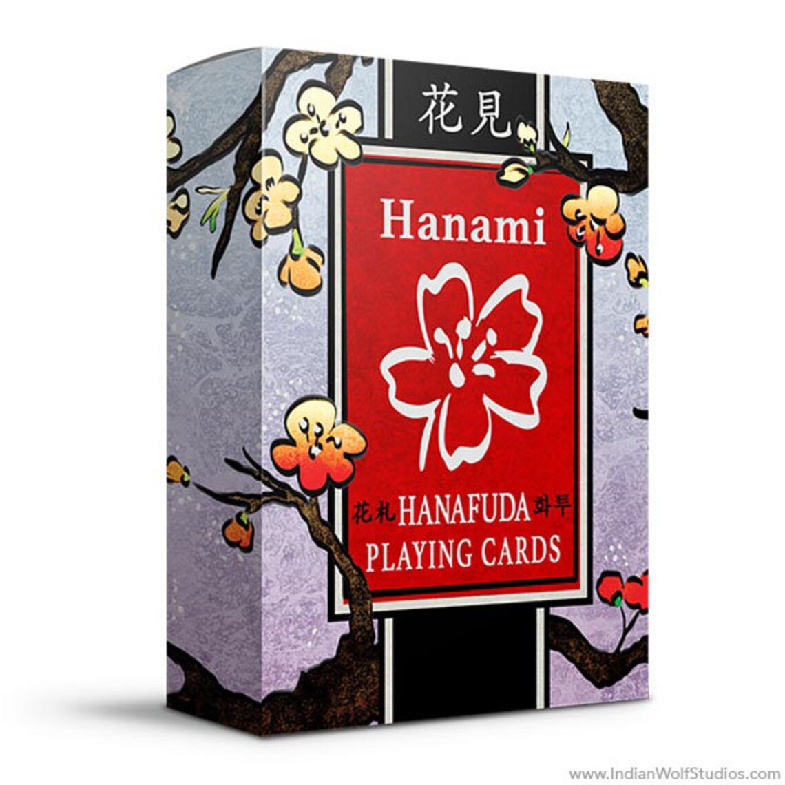 Hanami Hanafuda Playing Cards Silver Edition Japanese - Etsy