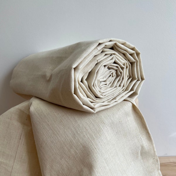 Natural Linen Fabric - Etsy