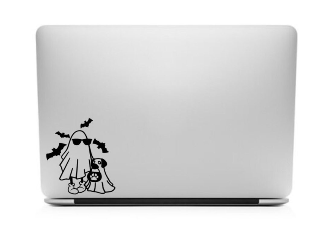 Cool Ghost and Doggo Halloween Decal /stanley Stickers/ - Etsy