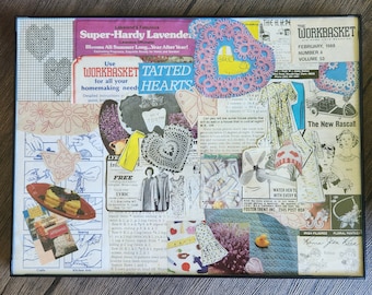 Collage Art the Workspace Magazine - Etsy