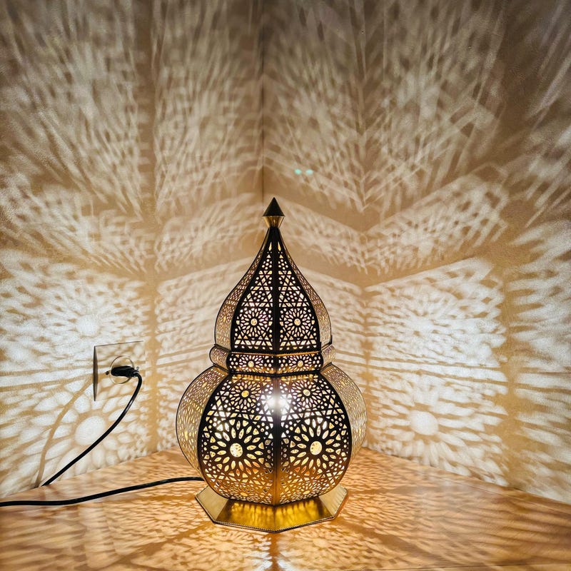 Moroccan Table Lamp - Etsy
