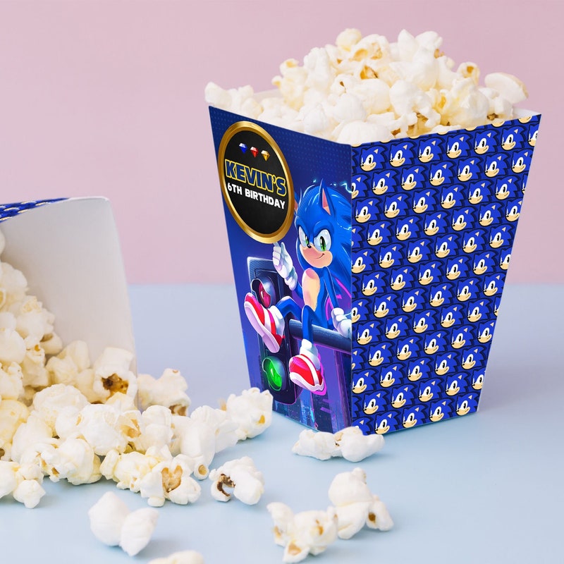 Party Popcorn Box - Etsy