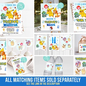 Pikachu Birthday Chip Bag Labels Boy Pokemon Game Party - Etsy