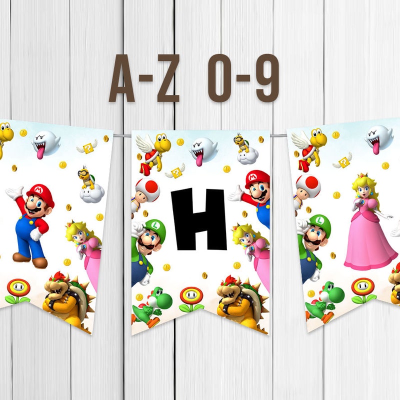 Mario Party Banner - Etsy