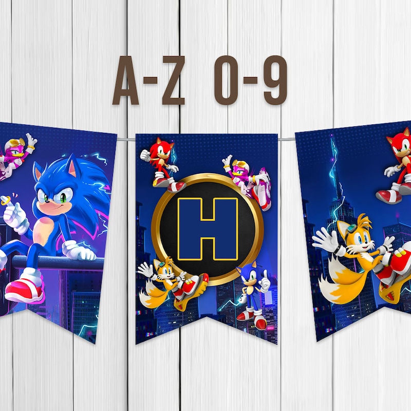Sonic Banner - Etsy