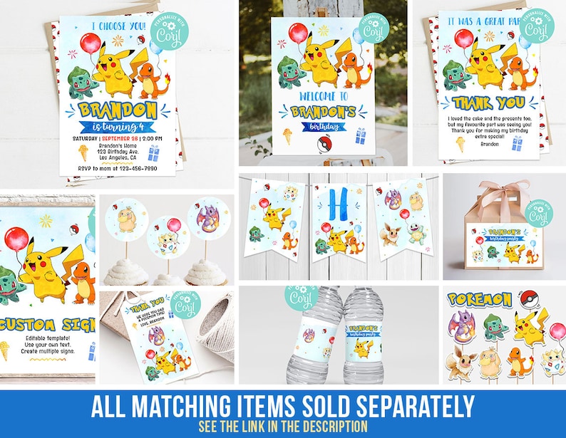 Pikachu Birthday Popcorn Bag Boy Pokemon Game Popcorn Box - Etsy