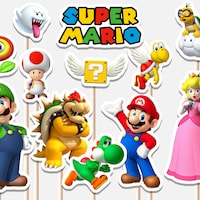 Super Mario Centerpieces - Etsy