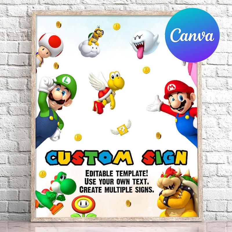 Super Mario Party - Etsy