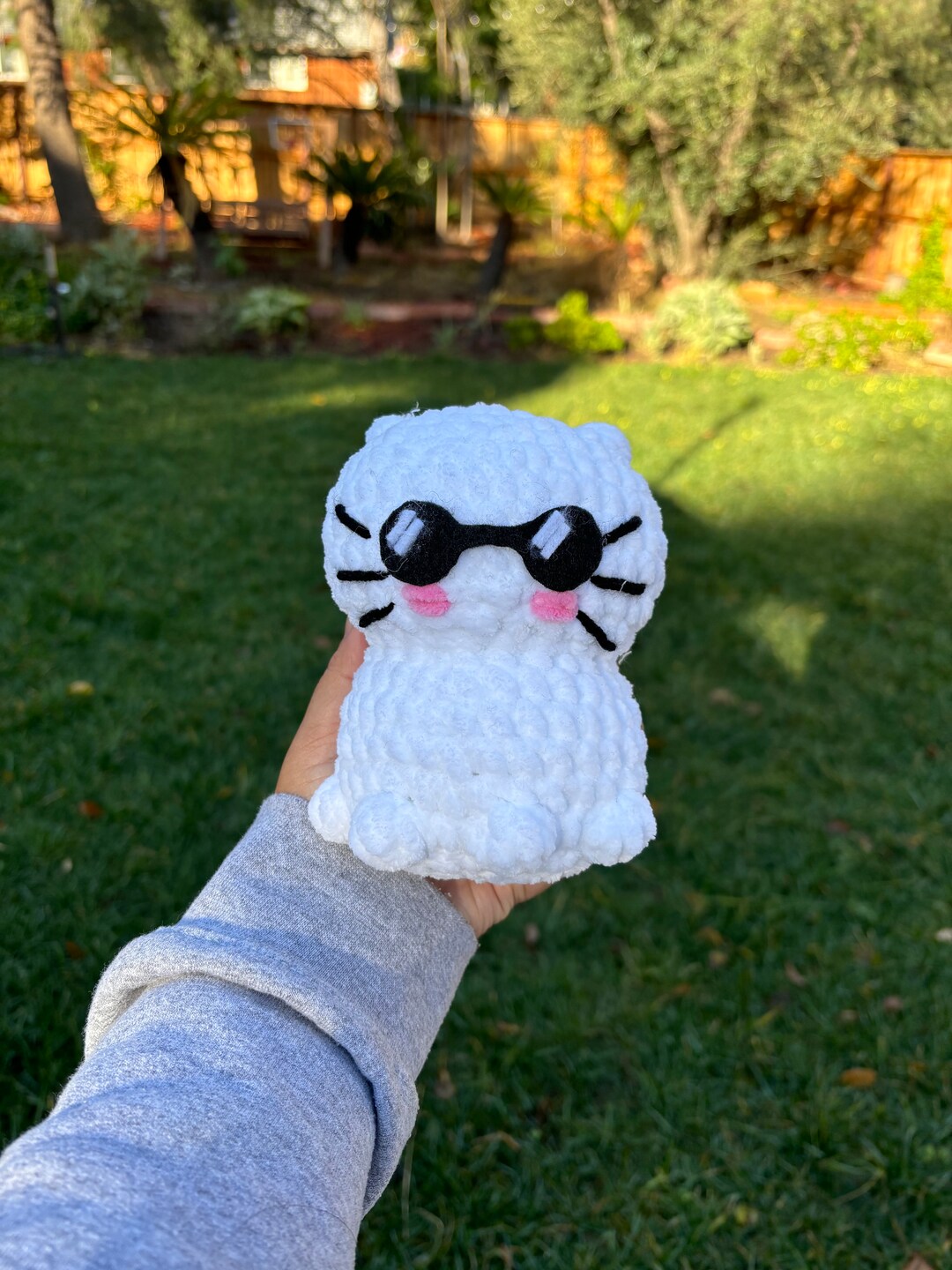 Gojo Plushie Kitty Crochet Gojo Cat Crochet Kittens Amigurumi Cats Doll ...