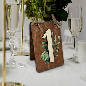 Rustic Table Numbers, Boho Wedding Decor, Table Centerpiece, Wedding ...