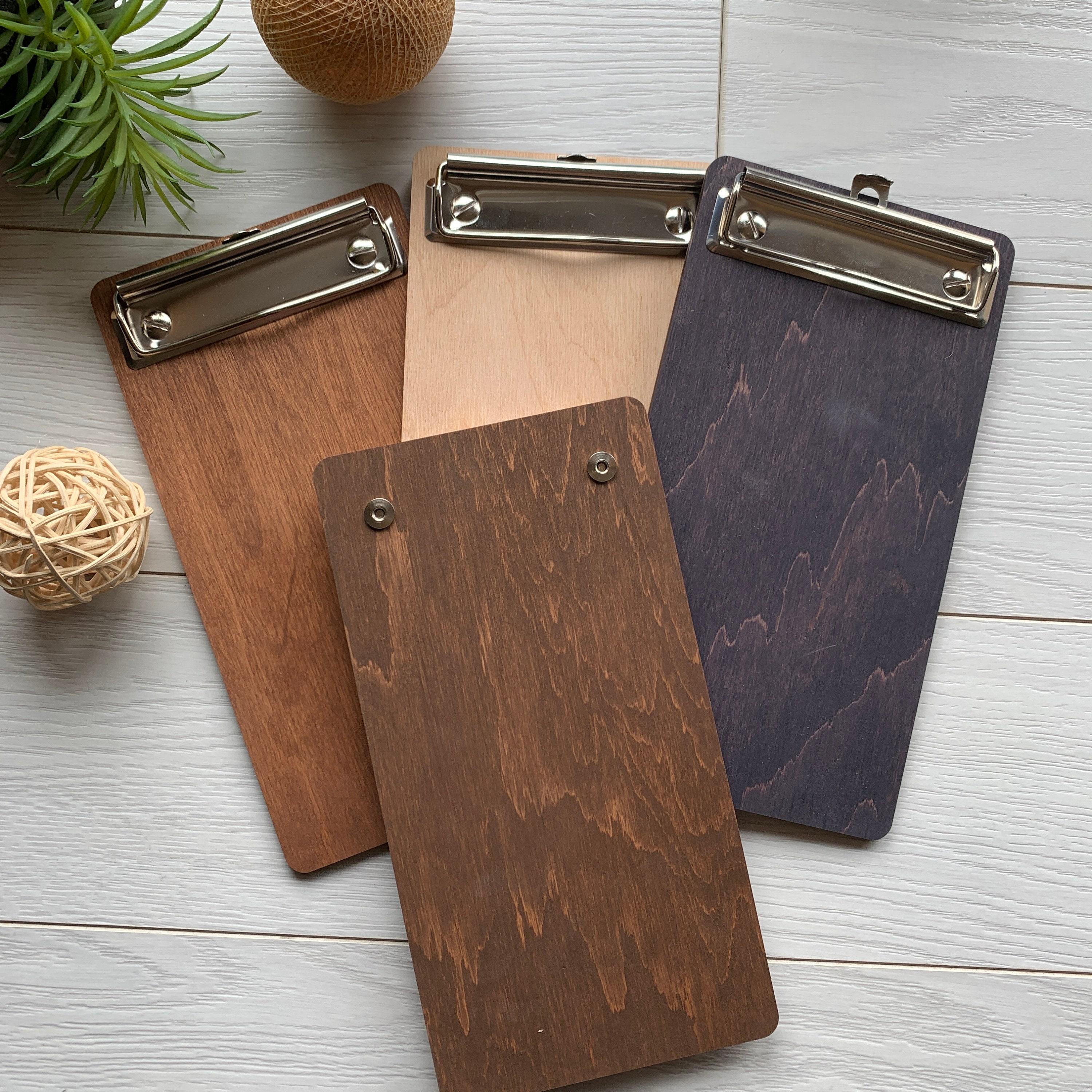 Personalized Wooden Bill Holder, Restaurant Decor, Engraved Check ...