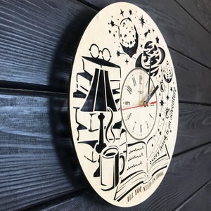 Book Clock – Personalized Library Wall Art & Reading Nook Decor - Etsy