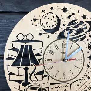 Book Clock – Personalized Library Wall Art & Reading Nook Decor - Etsy
