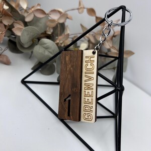 Wooden Engraved Keychains, Custom Keychain, Office Keychain, Rustic ...