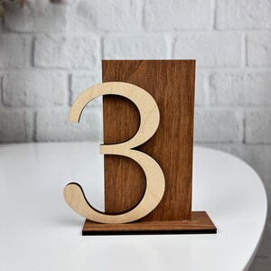 Wooden Table Numbers, Wedding Table Decor, Custom Table Numbers ...