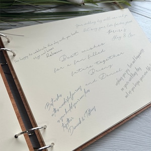 Personalized Wedding Sign in Book, Wedding Journal Save the Date ...
