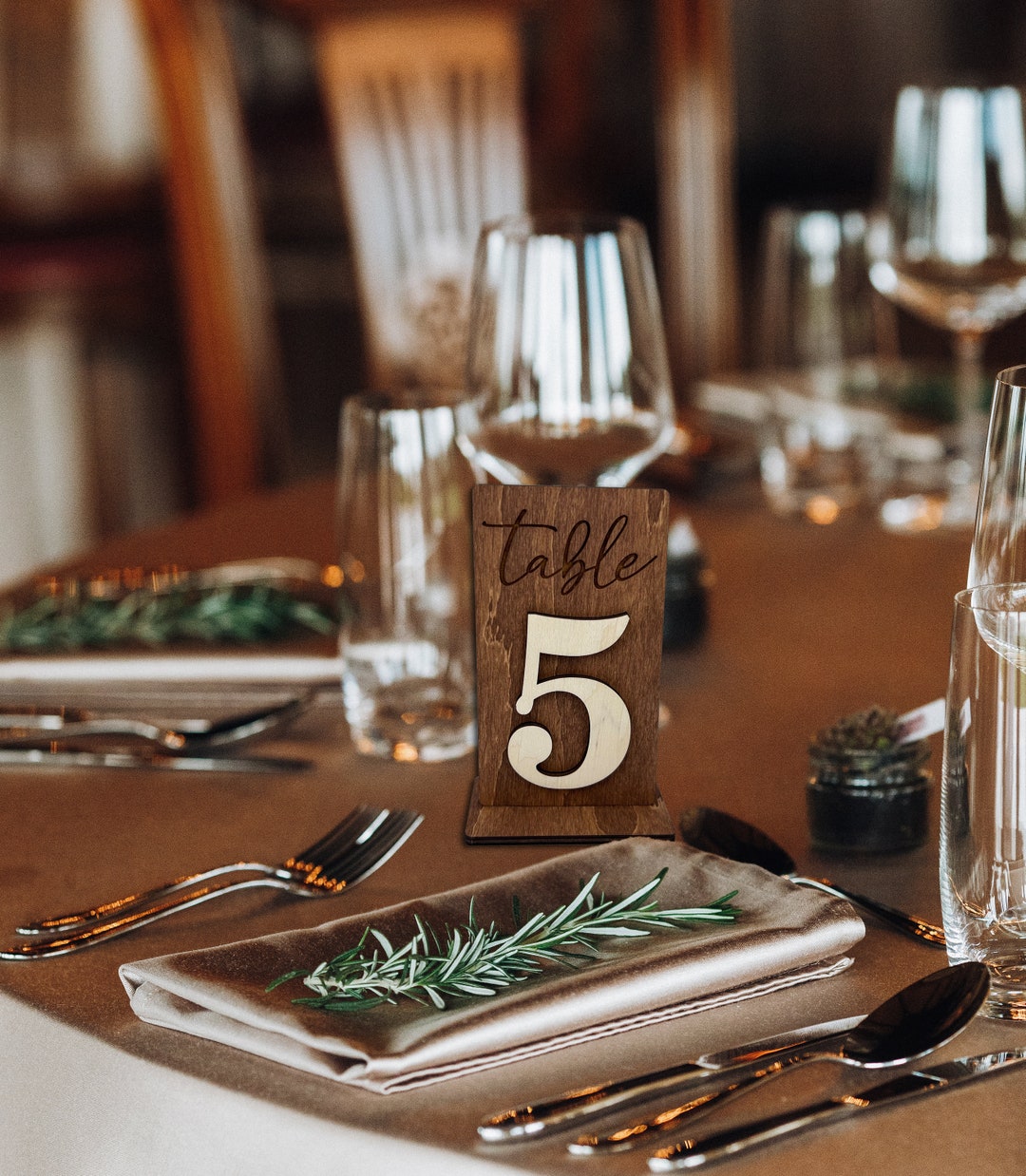 Holiday Table Number, Wood Cafe Table Numbers, Wooden Wedding Decor ...