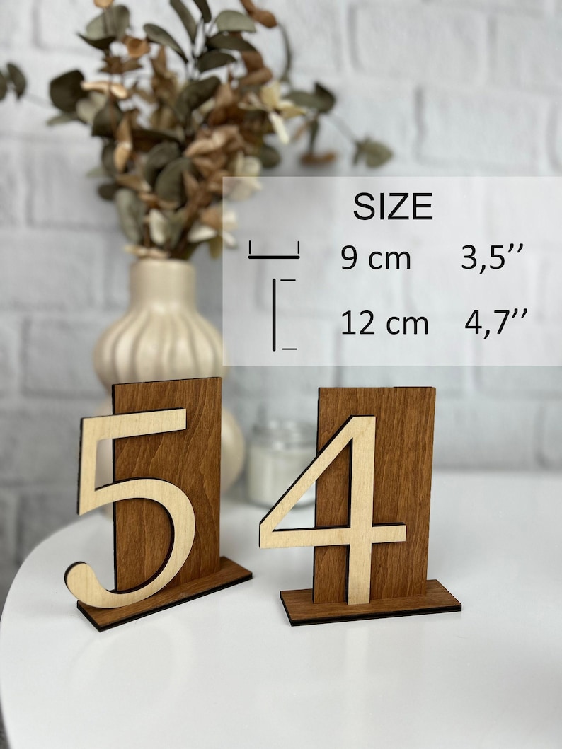 Wooden Boho Number Set, Wedding Table Decor, Wedding Table Number - Etsy