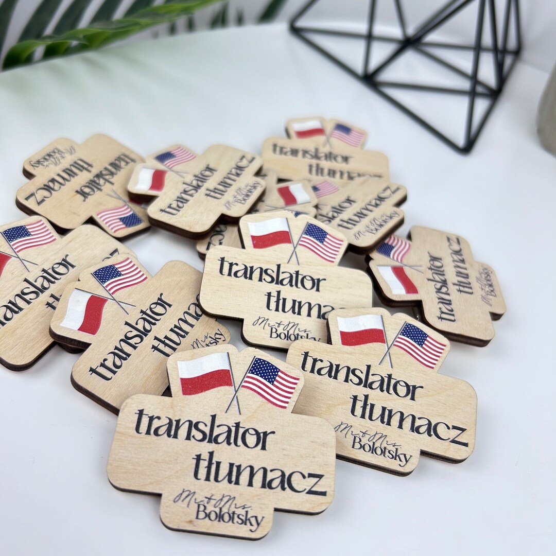 Custom Name Badge, Wooden Name Pin, Business Events Wood Name Tags ...