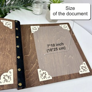 Couple Gift Idea, Marriage Certificate Cover, Engraved Wedding ...