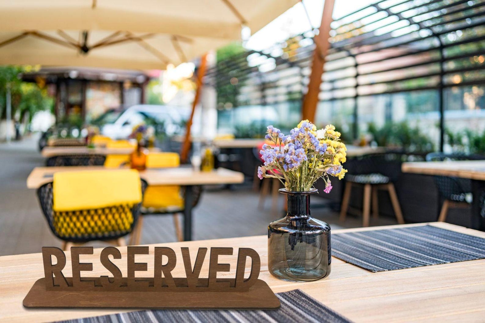 Reserved Signs Wedding Wood Reserved Seat Signs Restaurant Reserved ...