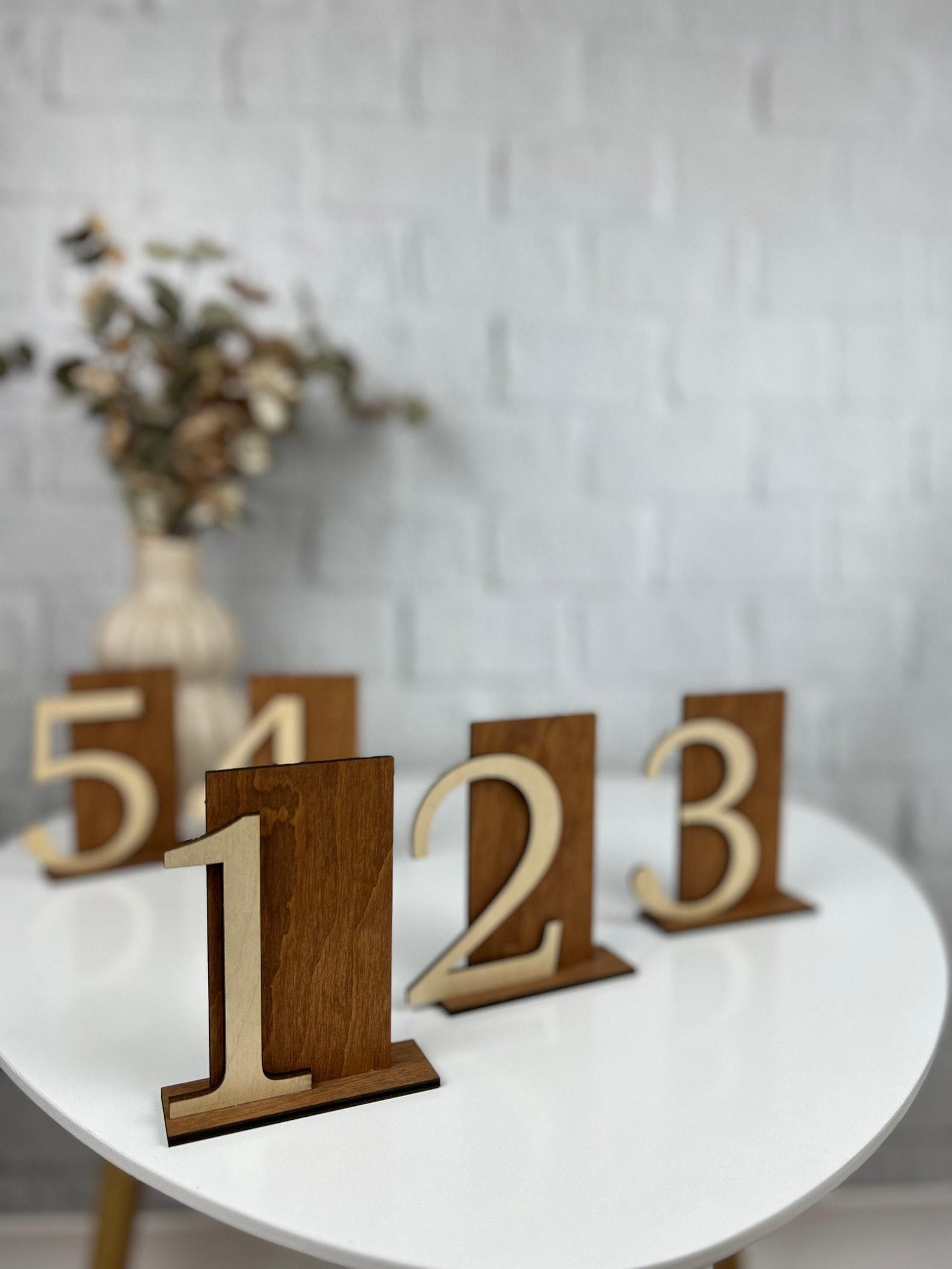 Wooden Boho Number Set, Wedding Table Decor, Wedding Table Number - Etsy