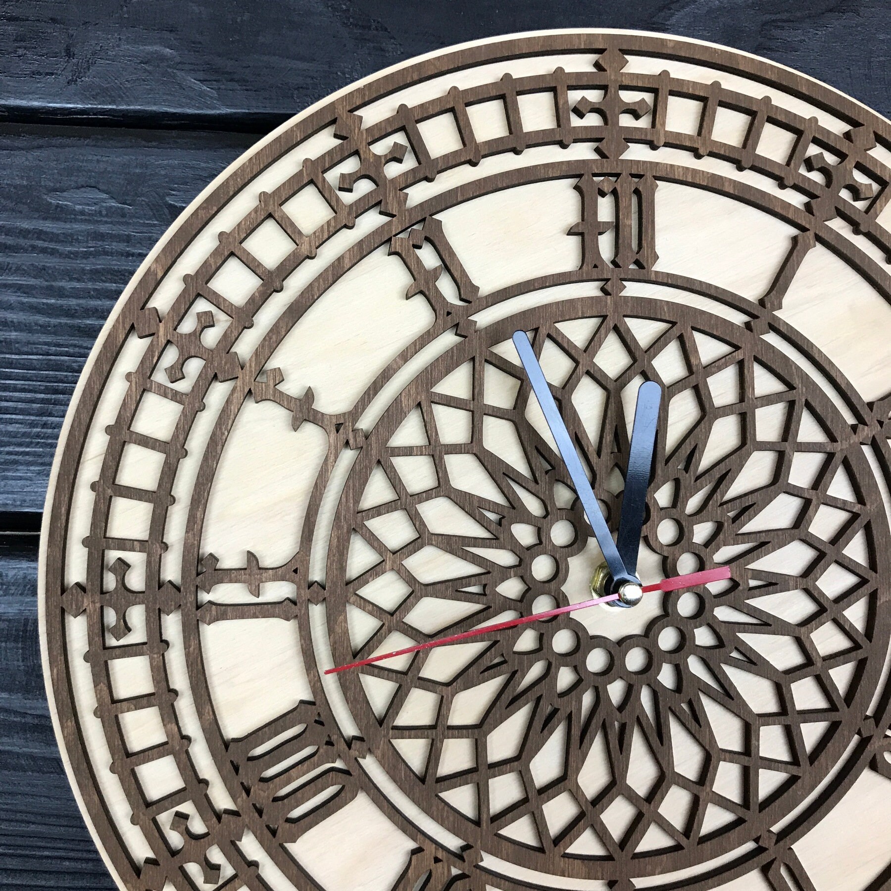 Big Ben Wall Clock Wooden Gift for Man Woman 5th Anniversary - Etsy