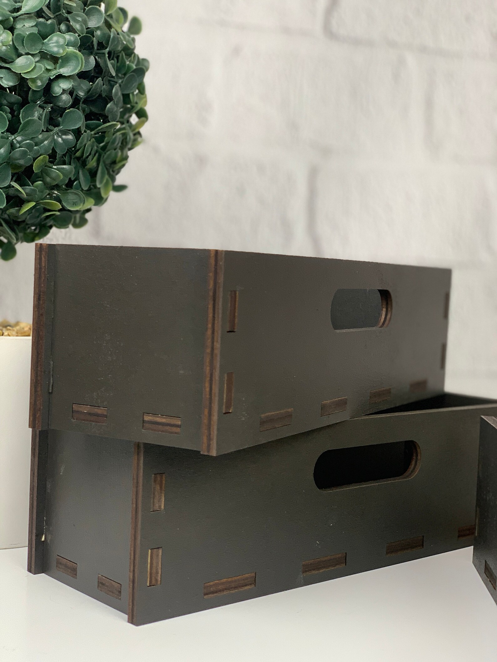 Cutlery Holder Wood Box for Cutlery Organizer Kitchen Storage - Etsy