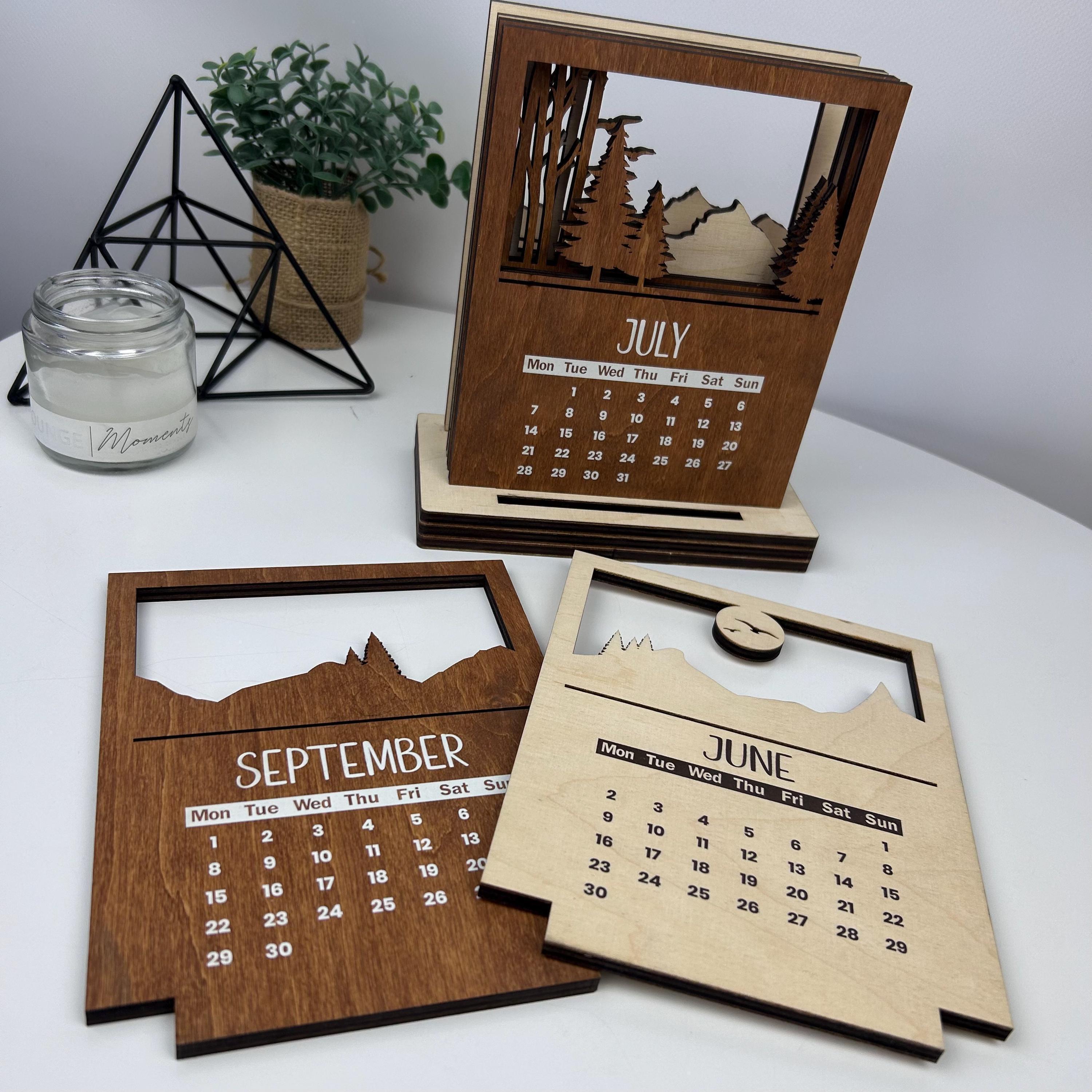 2026 Monthly Calendar – Wooden Desk Accessories & Custom Eco-friendly ...