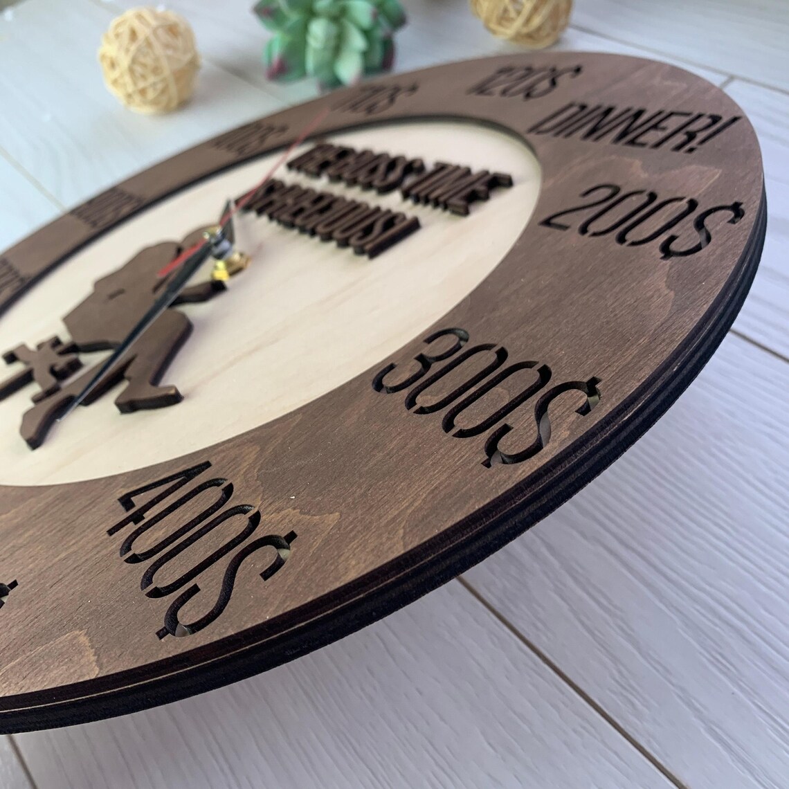 Large Wall Clocks for Office Modern Wall Clocks Laser Engraved Wall ...