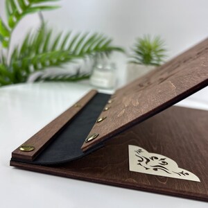 Wedding Document Cover, Wooden Certificate Folder, Rustic Wedding Decor ...
